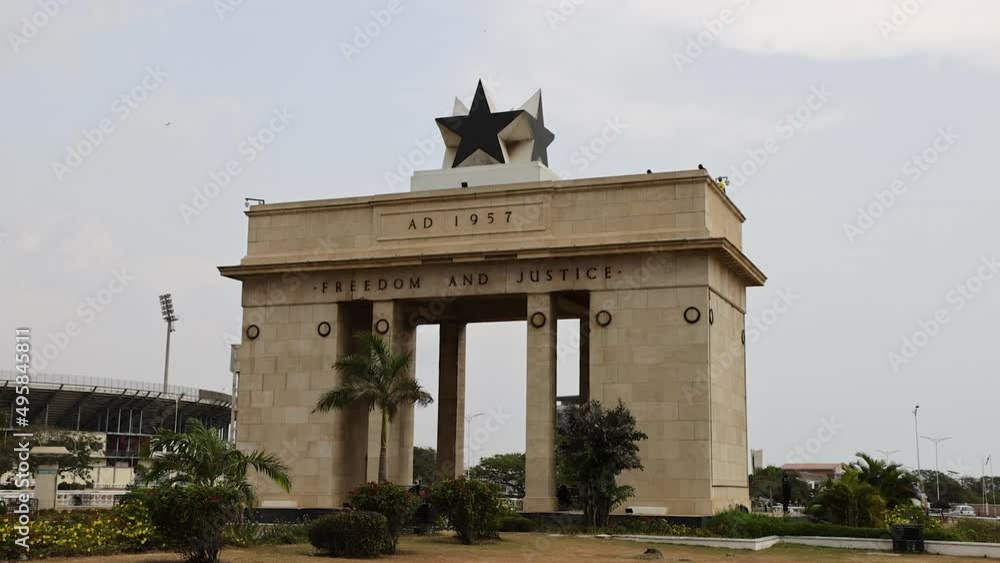 Black Star national Independence Square monument Accr. Historical ...