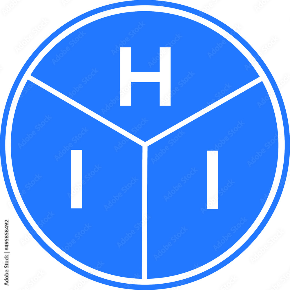 HII letter logo design on white background. HII creative circle letter ... HII letter logo design on white background. HII creative circle letter ...