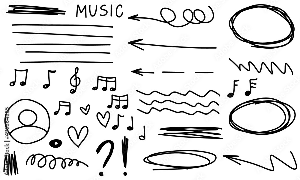 Easy Music Doodles