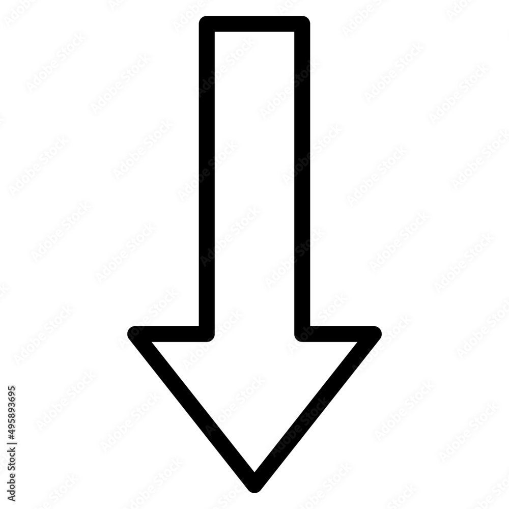 arrow outline style icon Stock Vector | Adobe Stock arrow outline style icon Stock Vector | Adobe Stock