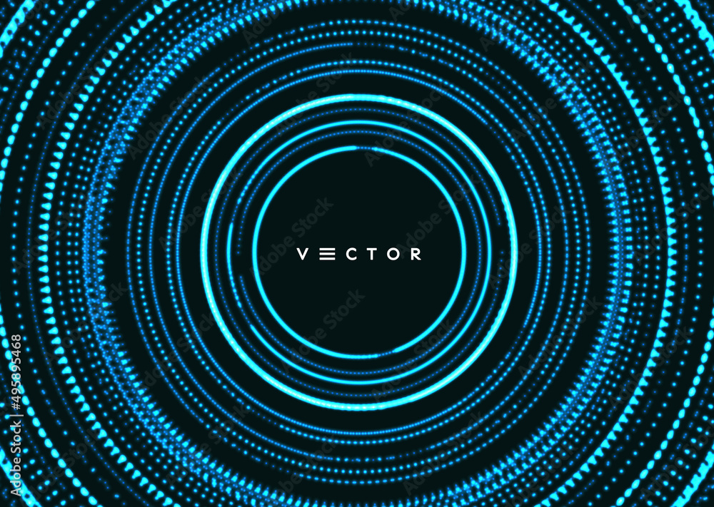 Backdrop of engineering technology. Big data visualization concept ...