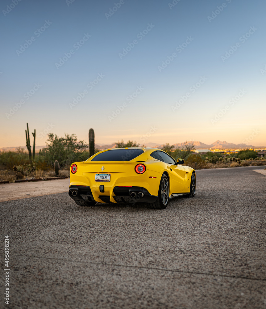 Ferrari F12 Yellow