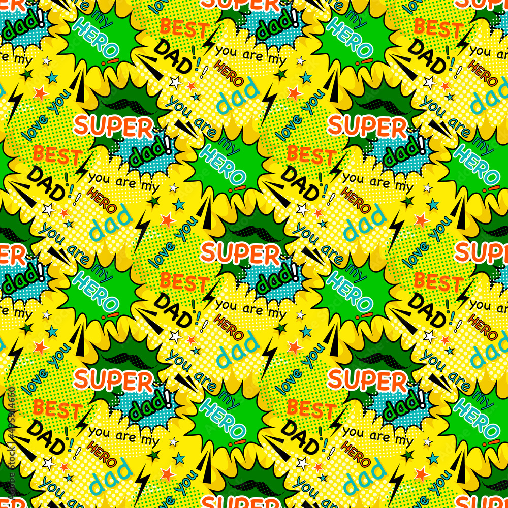 Super dad, super hero, best daddy, concept design for Fathers day ...