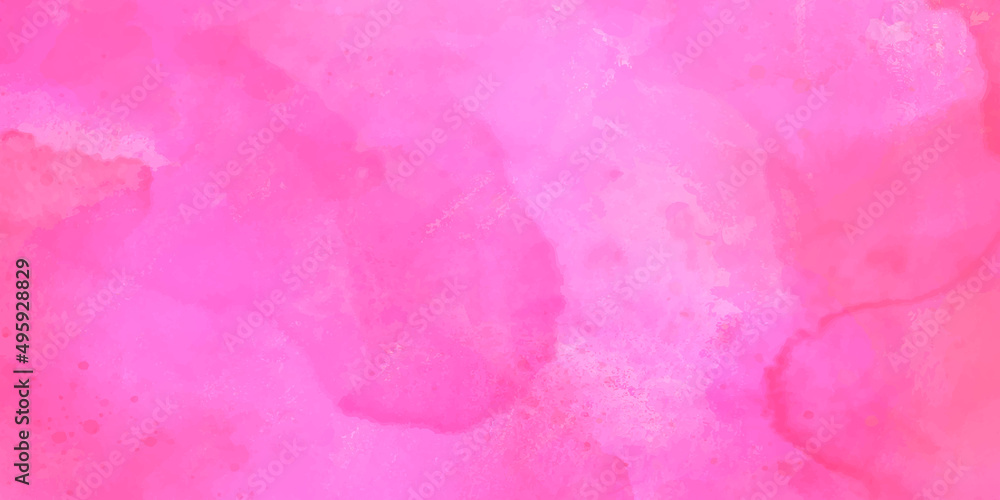 Light ink rose watercolor gradient hand drawn illustration. abstract ...