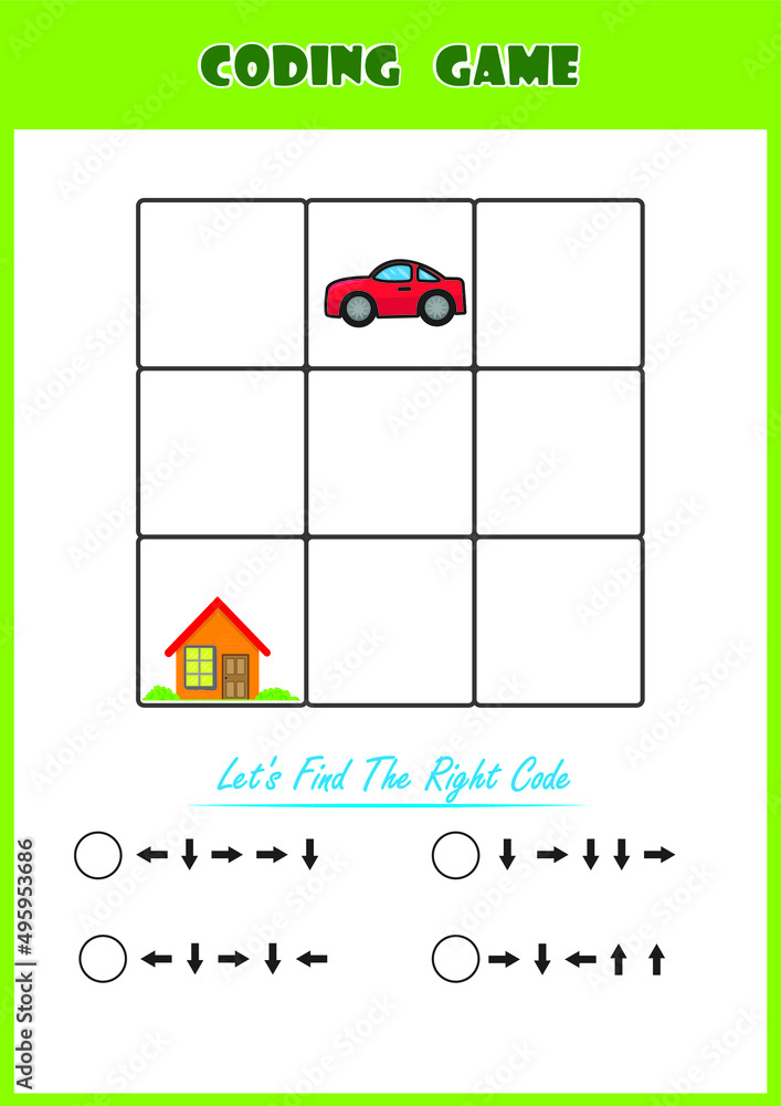 let's find the right way, Coding & Algorithm for kids, Educational maze ...