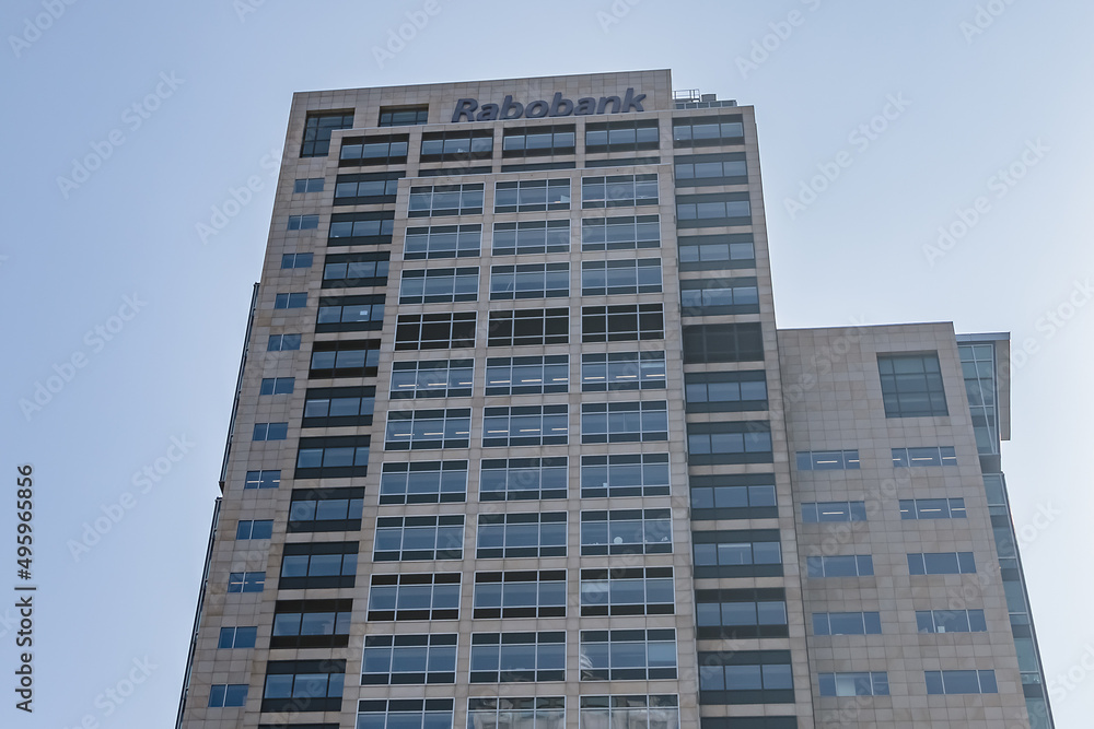 Rabobank office in Mondriaan Tower (Mondriaantoren, 2001), second ...
