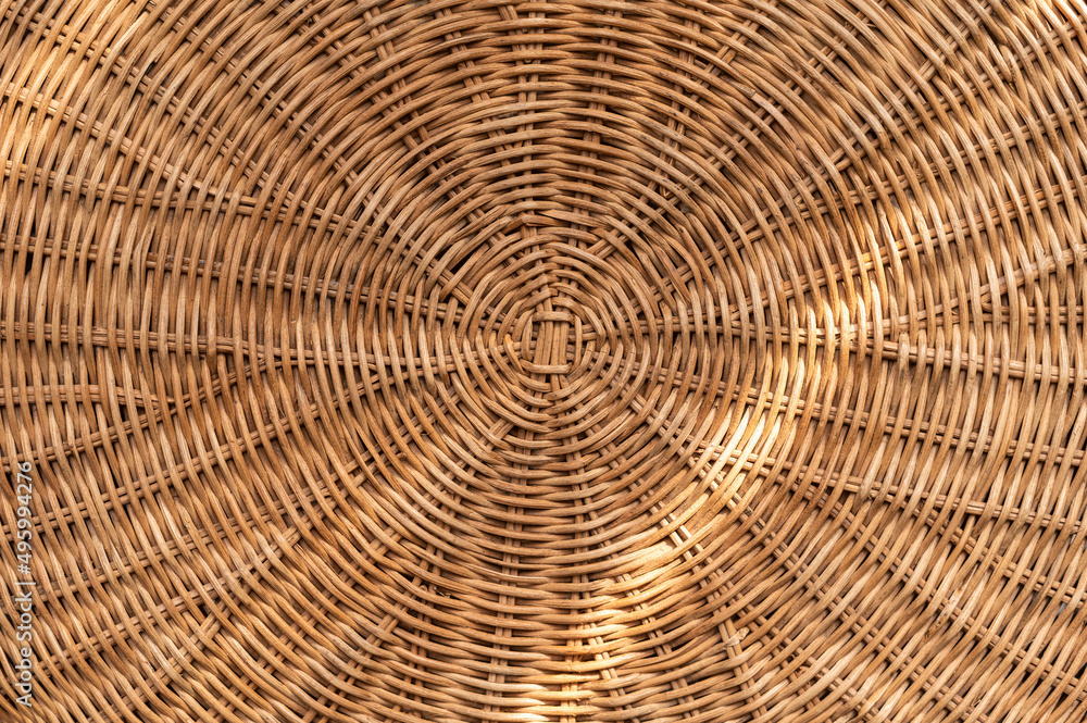 wicker rattan. Natural rattan texture Stock Photo | Adobe Stock