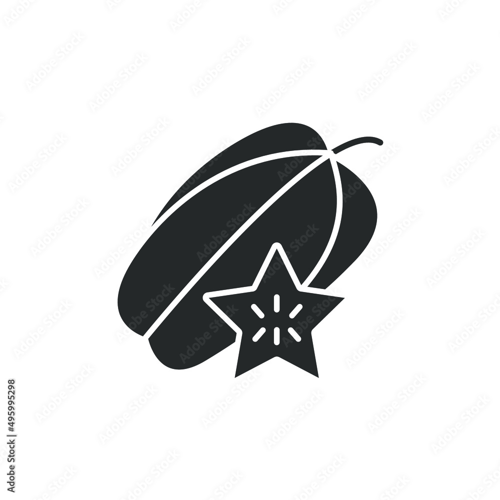 starfruit icons symbol vector elements for infographic web Stock Vector ...