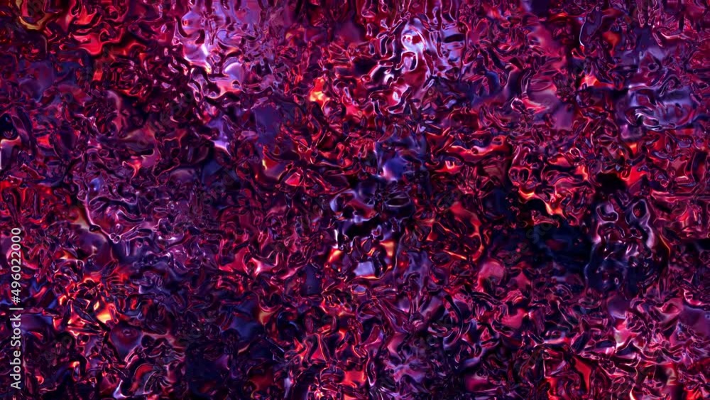 Abstract texture background looping fire and lava surface move form top ...