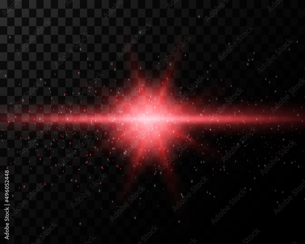 Two color light is isolated on transparent background. Vector ...