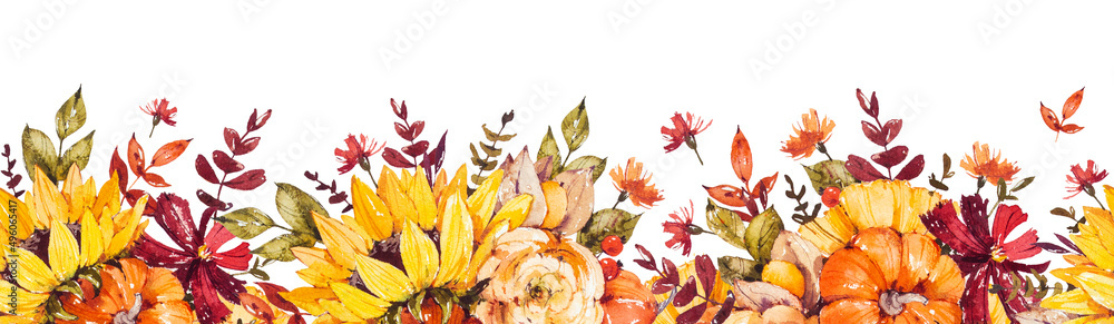 Fall Wedding Border Clipart