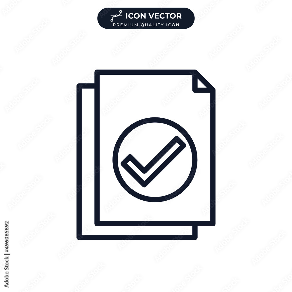 document icon symbol template for graphic and web design collection ...