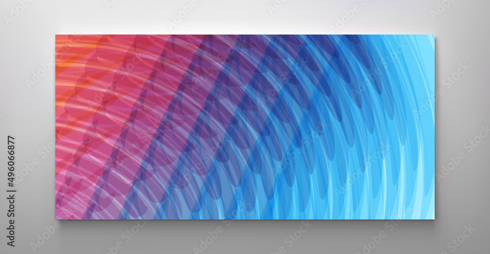 Abstract wavy background with dynamic effect. Modern screen design for ...