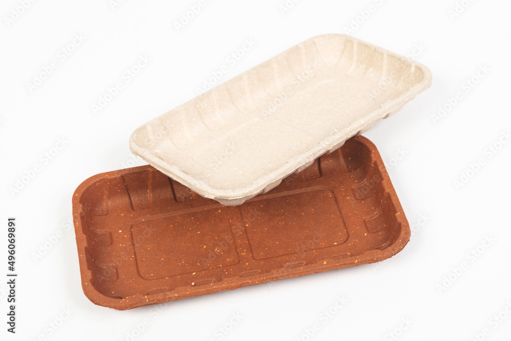 cardboard packaging for food on white background Stock Photo | Adobe Stock