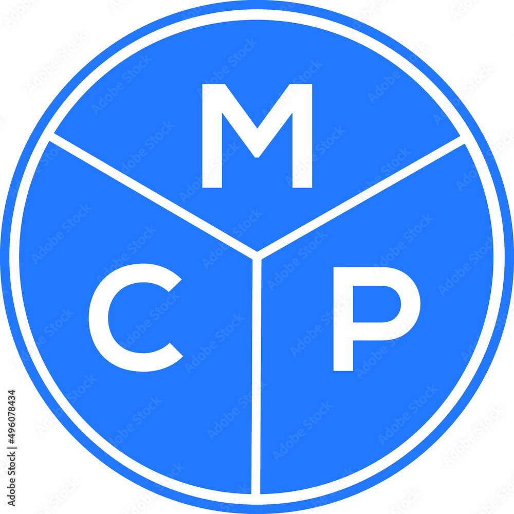 MCP letter logo design on white background. MCP creative circle letter ... MCP letter logo design on white background. MCP creative circle letter ...