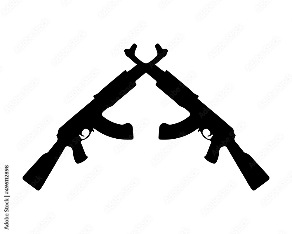Stop weapons vector illustration Stock Vector | Adobe Stock