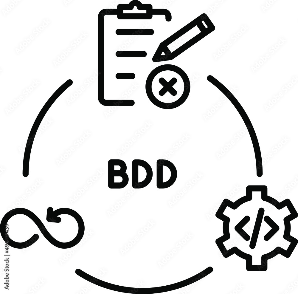 Behavior-driven development icon , vector Stock Vector | Adobe Stock
