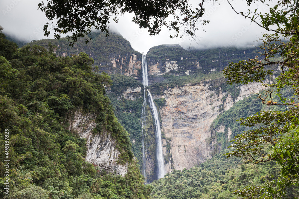 Catarata de Gocta - one of the highest waterfalls in the world ...