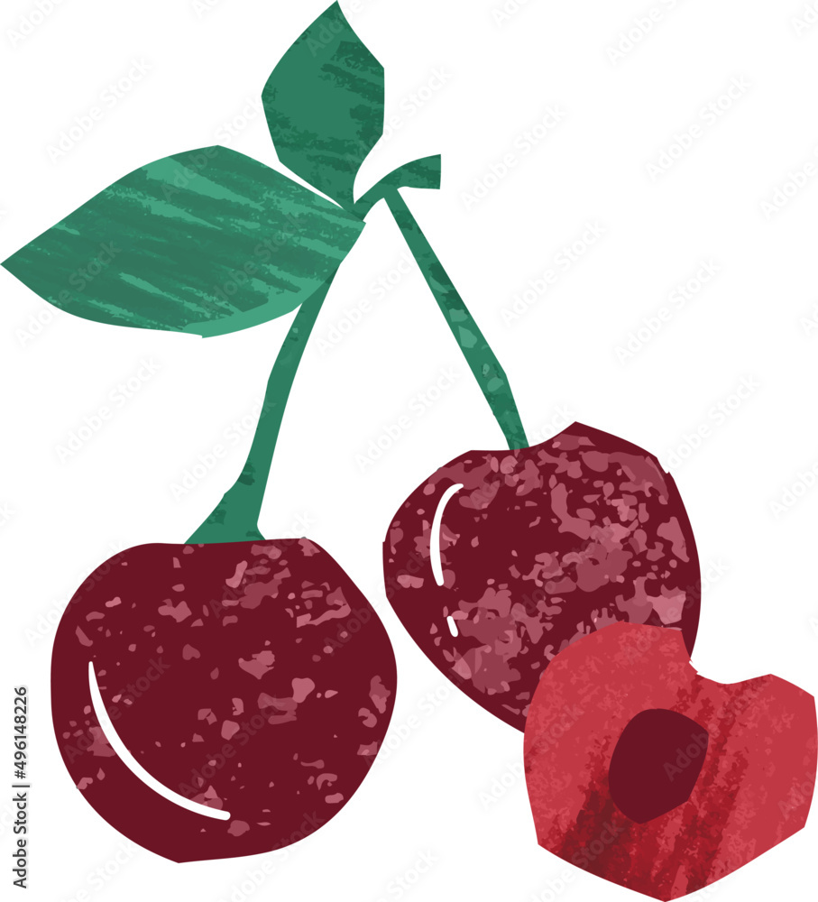 Cartoon Black Cherry