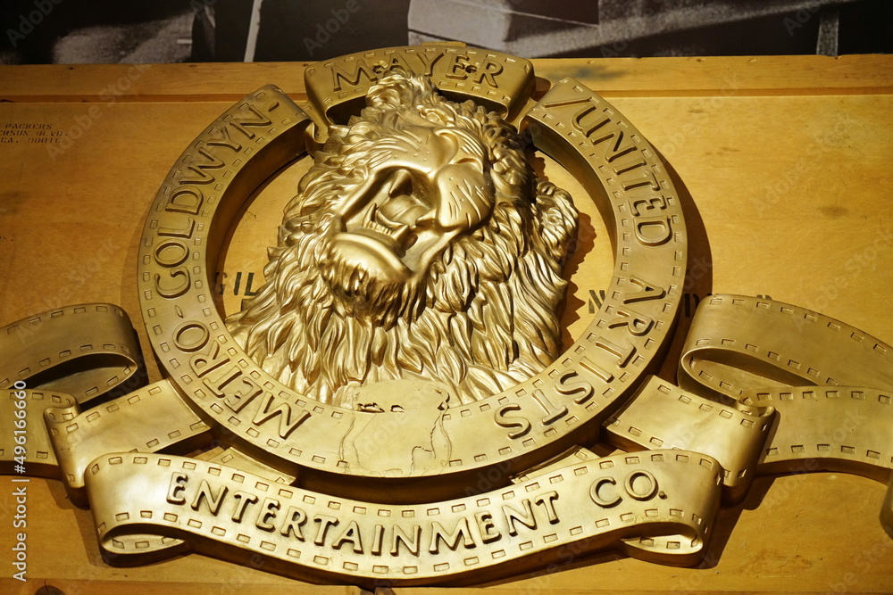 Foto de Logo of Metro Goldwyn Mayer, also known as MGM, a historic ...