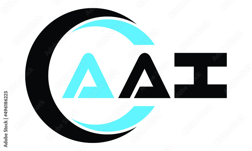 AAI swoosh logo design vector template | monogram logo | abstract logo ...