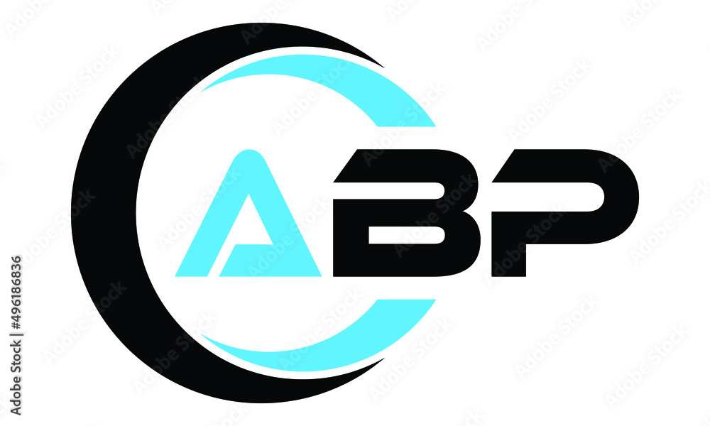 ABP swoosh logo design vector template | monogram logo | abstract logo | wordmark logo ...
