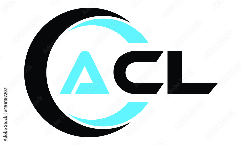 ACL swoosh logo design vector template | monogram logo | abstract logo ...