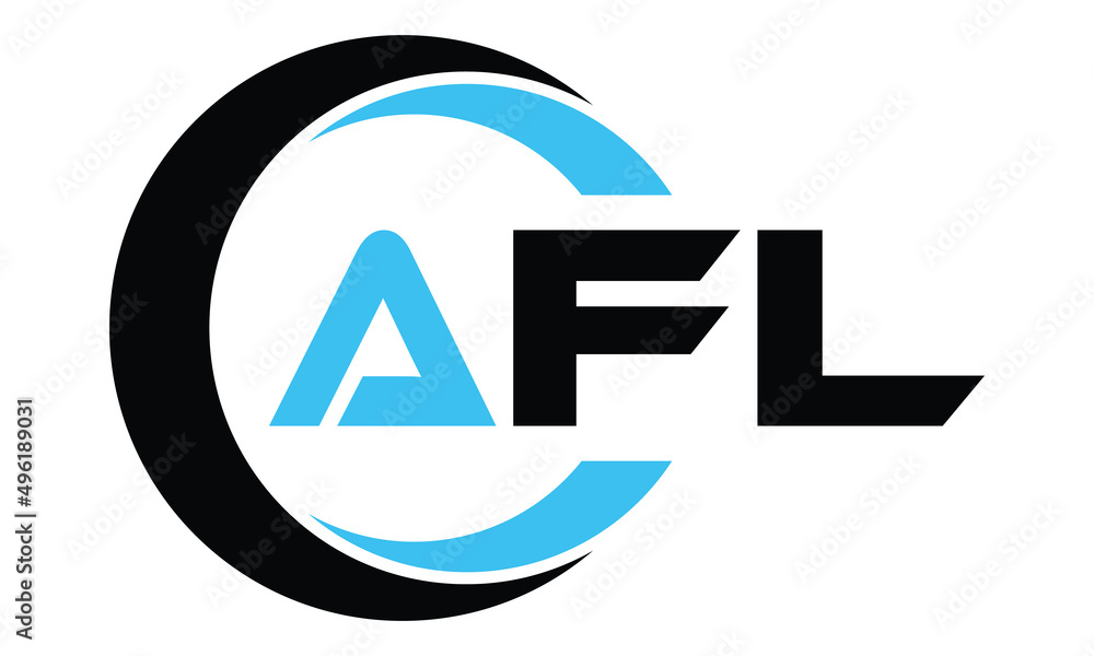 AFL swoosh logo design vector template | monogram logo | abstract logo ...