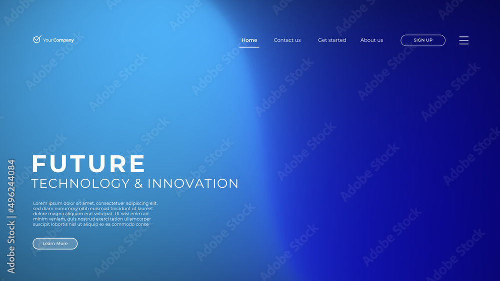 Blurred backgrounds with modern abstract blurred color gradient ...