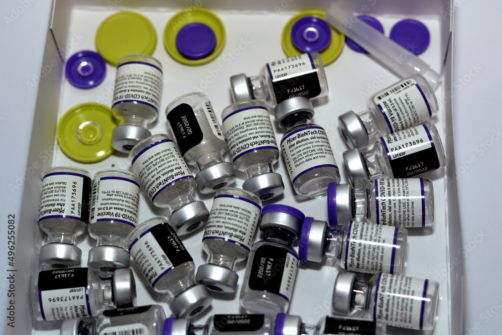 Cairo, Egypt, November 10 2021: Pfizer-BioNTech COVID-19 Vaccine for ...