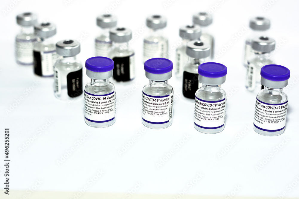 Cairo, Egypt, November 10 2021: Pfizer-BioNTech COVID-19 Vaccine for ...