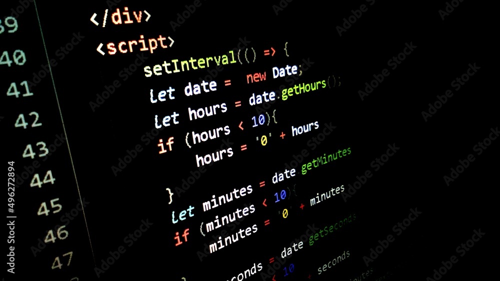 Programming, Coding Aesthetic Photo Photos | Adobe Stock