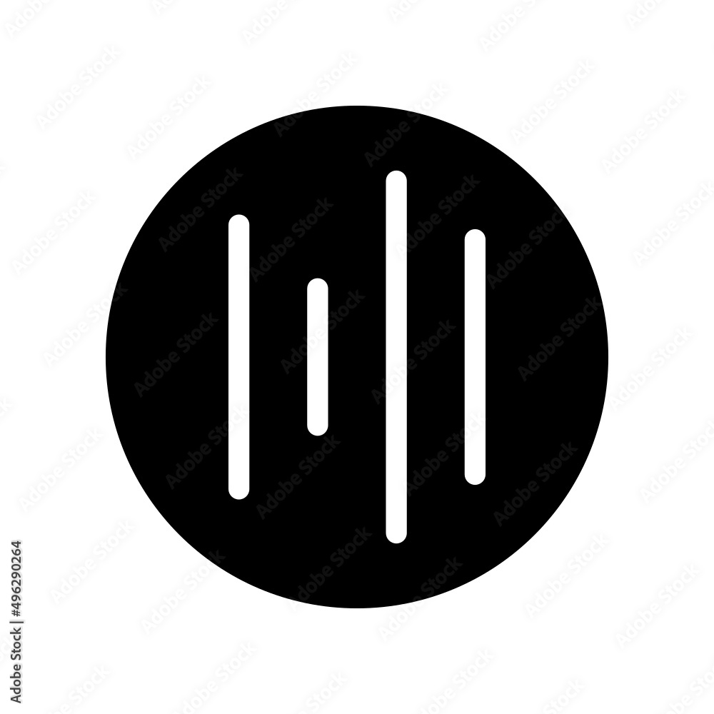 Wave Icon Vector Symbol Design Illustration Stock Vector | Adobe Stock