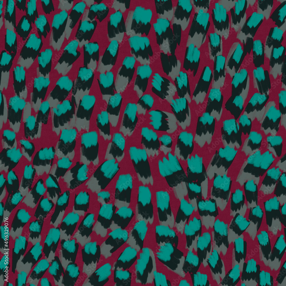 Seamless African animalistic leopard patterns. Beautiful repetitions of ...