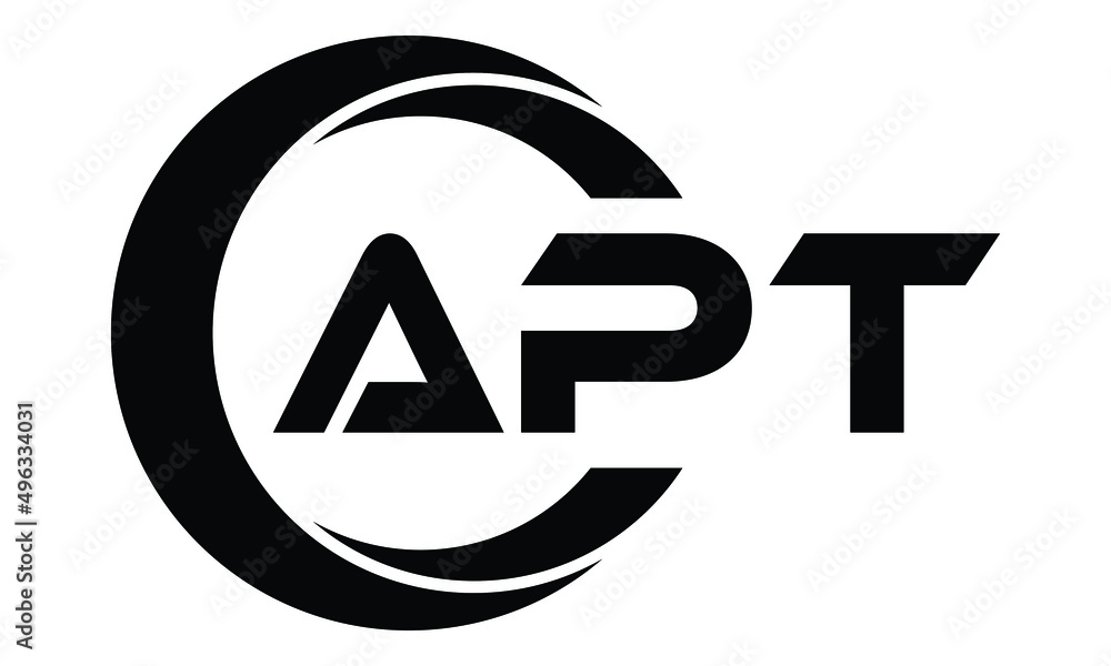 APT swoosh logo design vector template | monogram logo | abstract logo ...