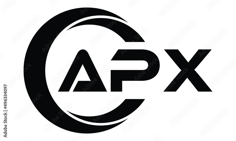 APX swoosh logo design vector template | monogram logo | abstract logo ...