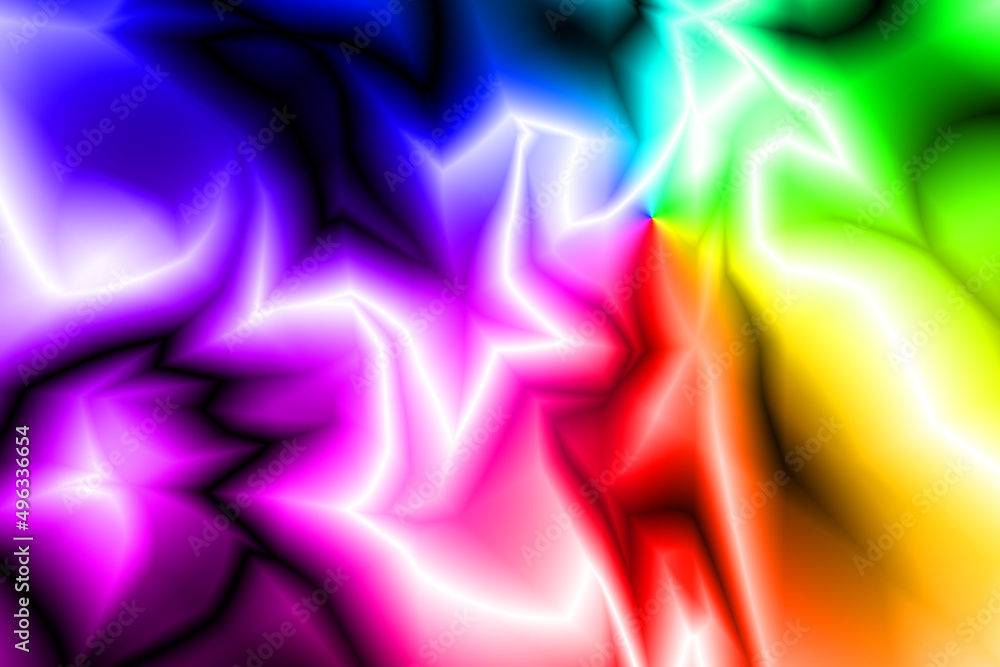Abstract colorful background design using a mix of rainbow colors like ...
