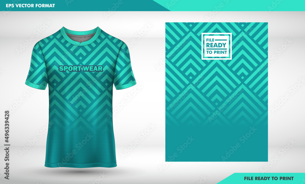 Zigzag design, line texture, Sport shirt template design for running ...