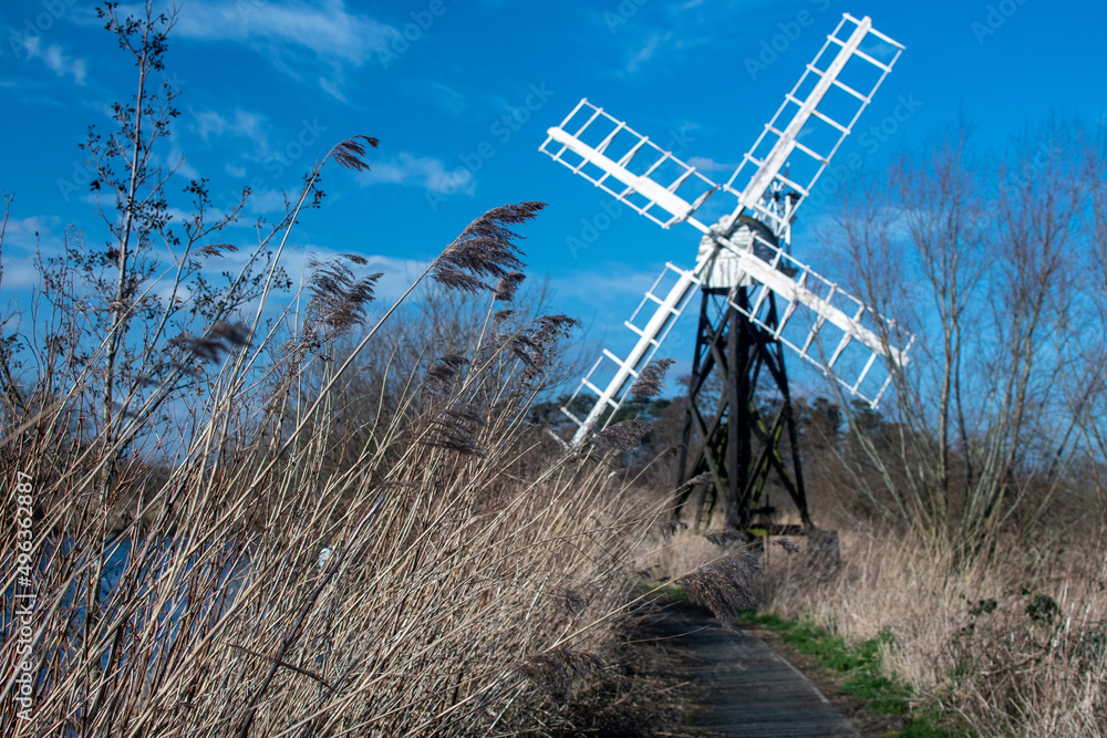 Boardman's Windmill; a drainage pump located by the River Ant at How ...