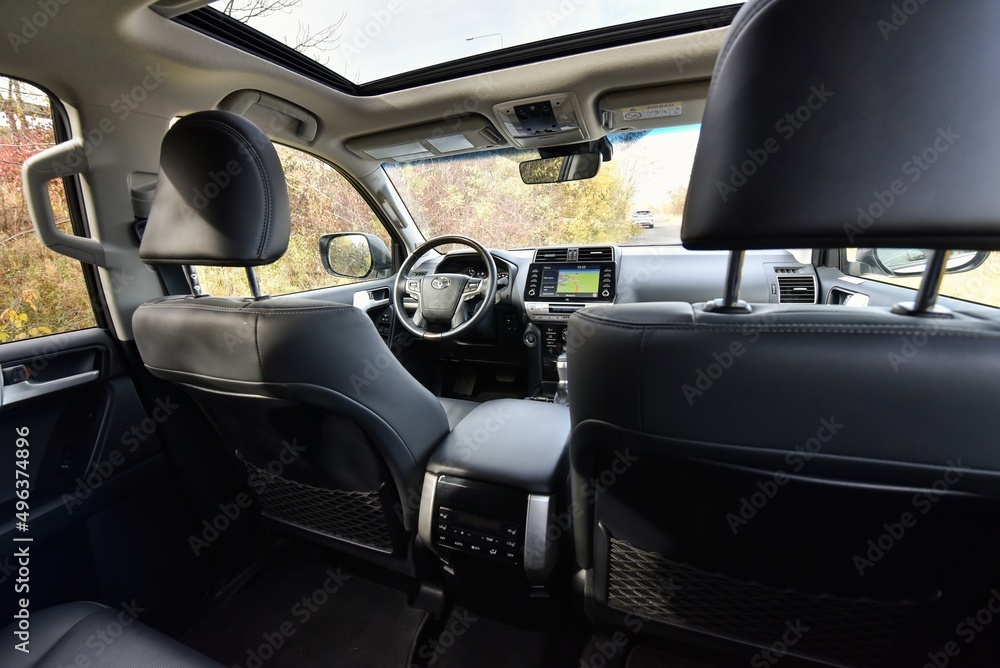 Toyota Land Cruiser Executive. Iconic universal off-road. Cabin ...