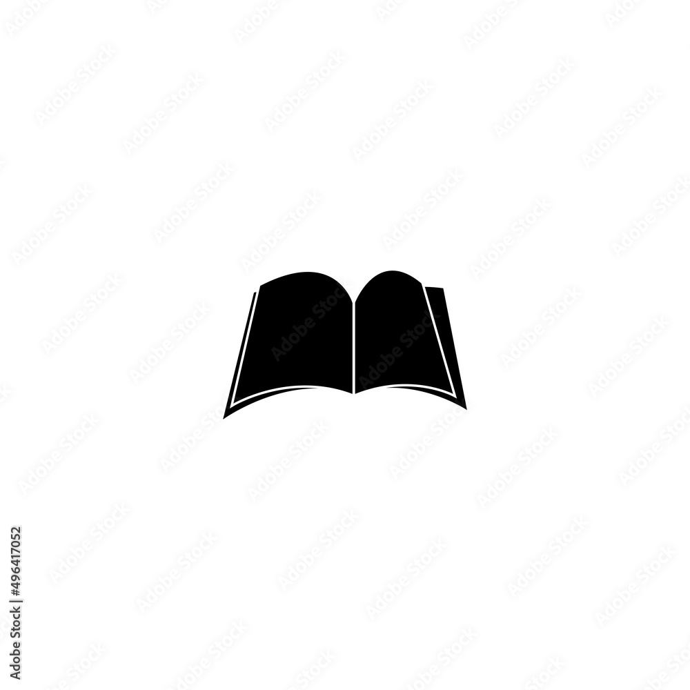 black book logo illustration design Stock Vector | Adobe Stock