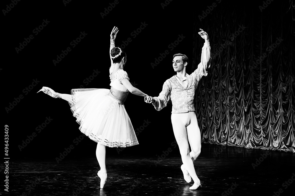 bright and fascinating emotions of ballet dancers' performances with ...