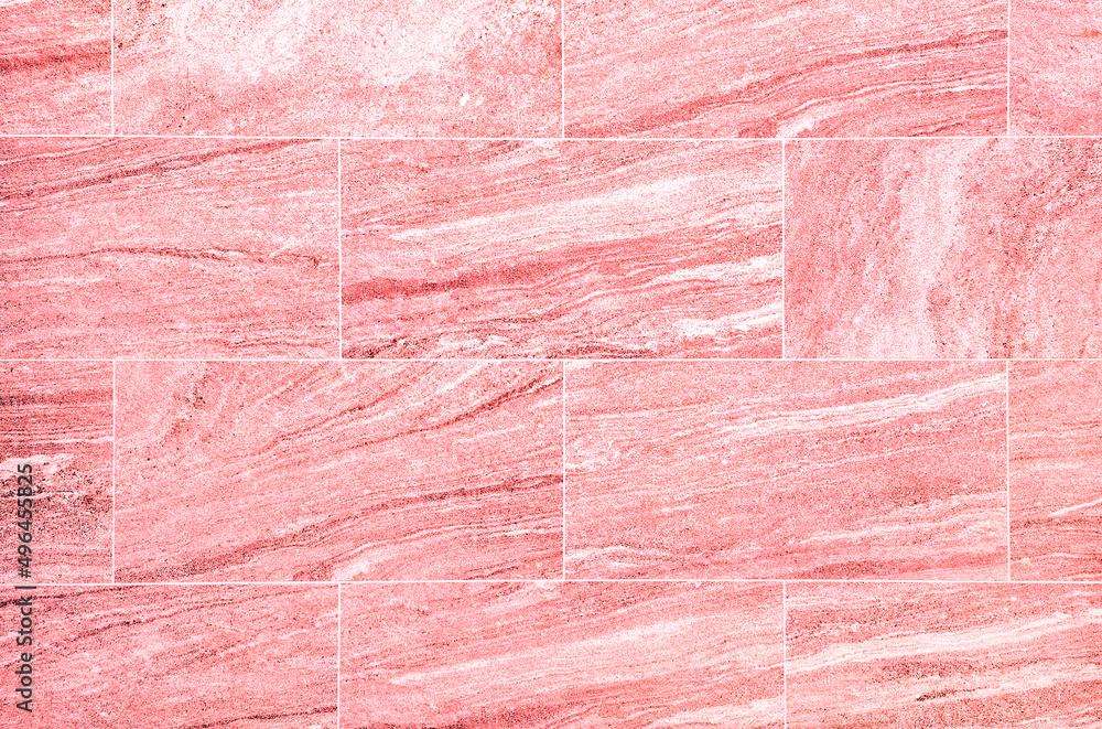 pink travertine marble tile patterned use as background for luxury ...