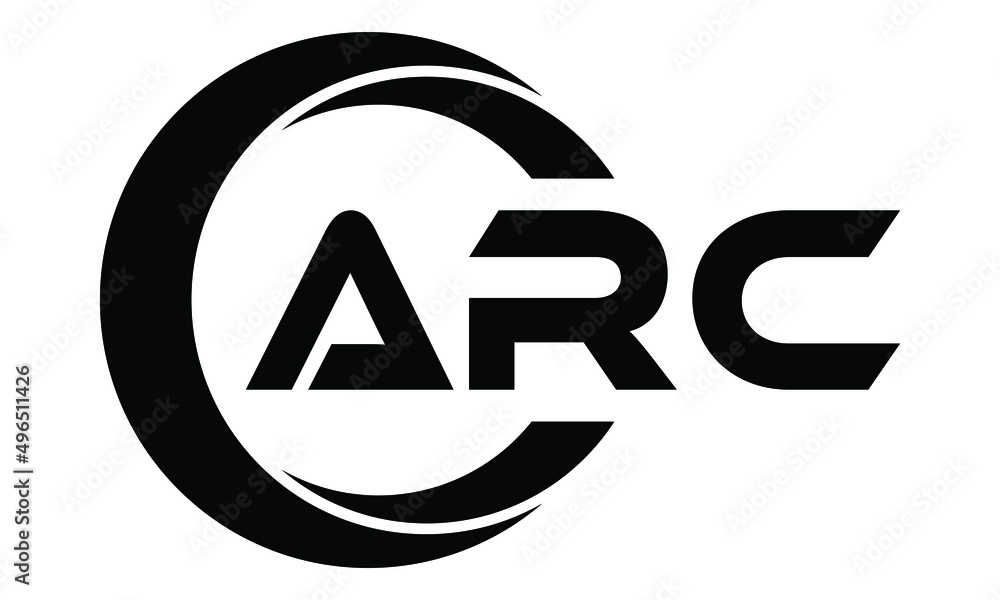 ARC swoosh logo design vector template | monogram logo | abstract logo ...