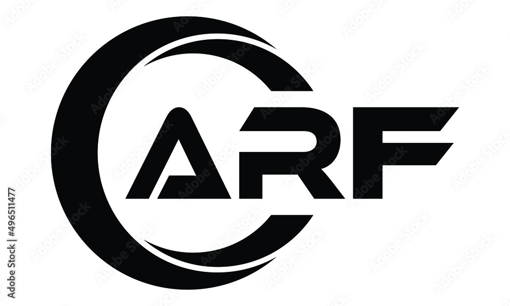 ARF swoosh logo design vector template | monogram logo | abstract logo ...