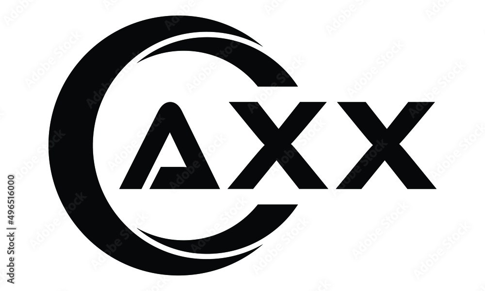 AXX swoosh logo design vector template | monogram logo | abstract logo ...