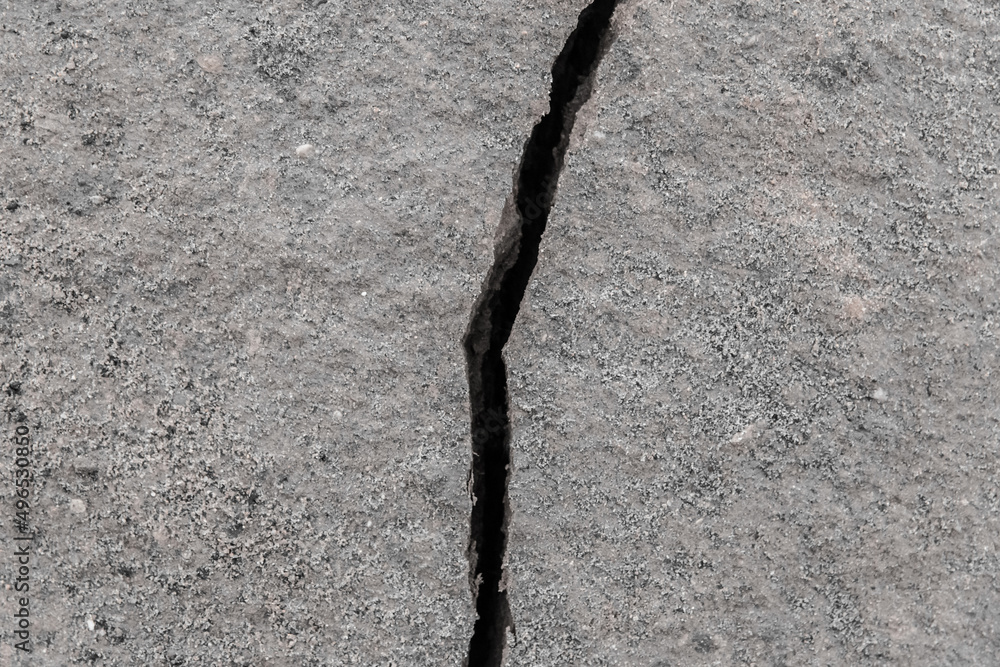 Earthquake Crack In Ground
