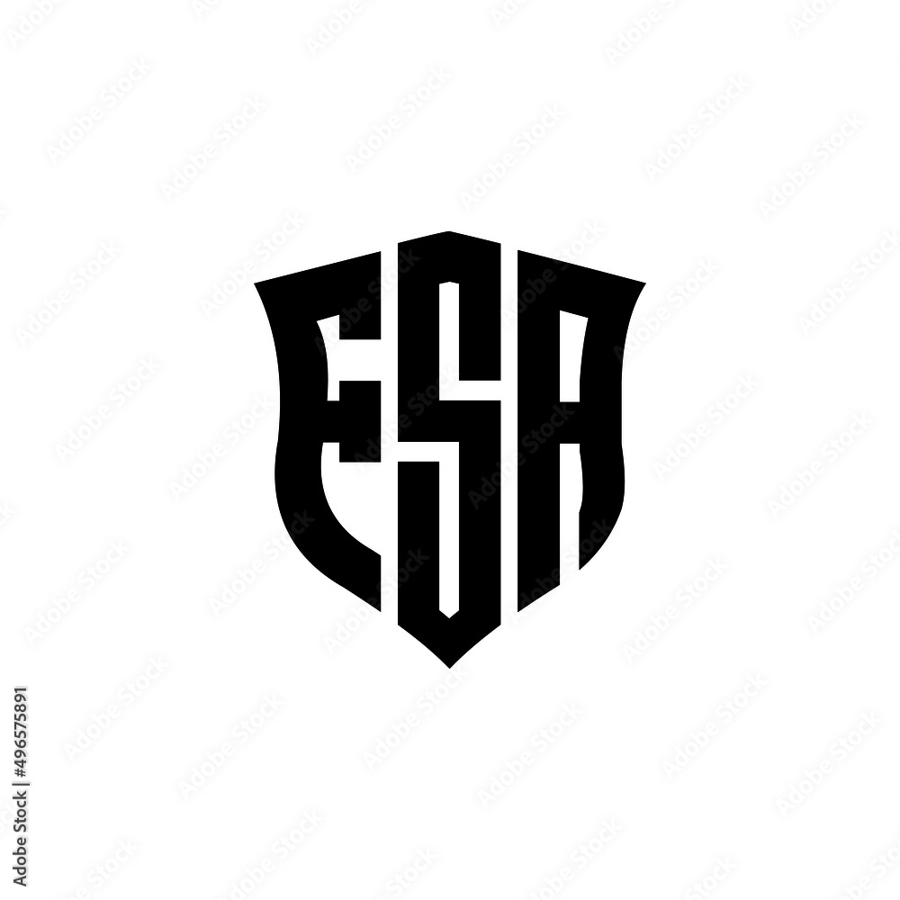 FSA letter logo design with white background in illustrator, vector ...