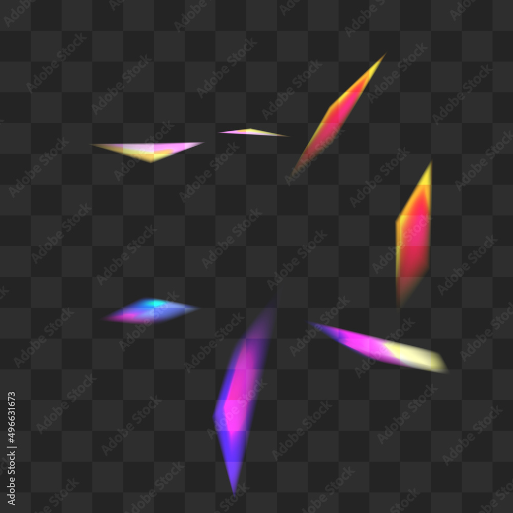 Neon Flare Vector Transparent Background. Holo Stock Vector | Adobe Stock