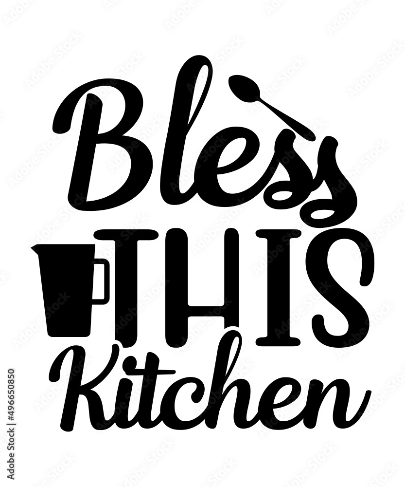 Kitchen Split SVG PNG Bundle , Cooking Monogram Svg , Kitchen Split ...